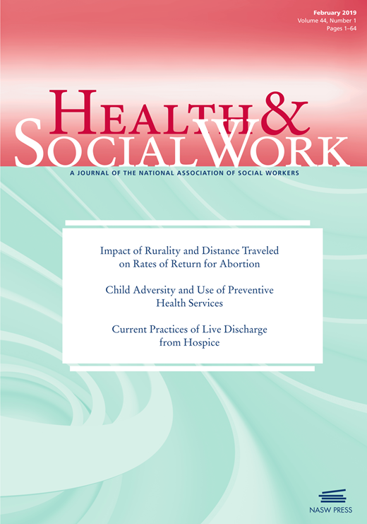 Current Practices of Live Discharge from Hospice: Social Work ...